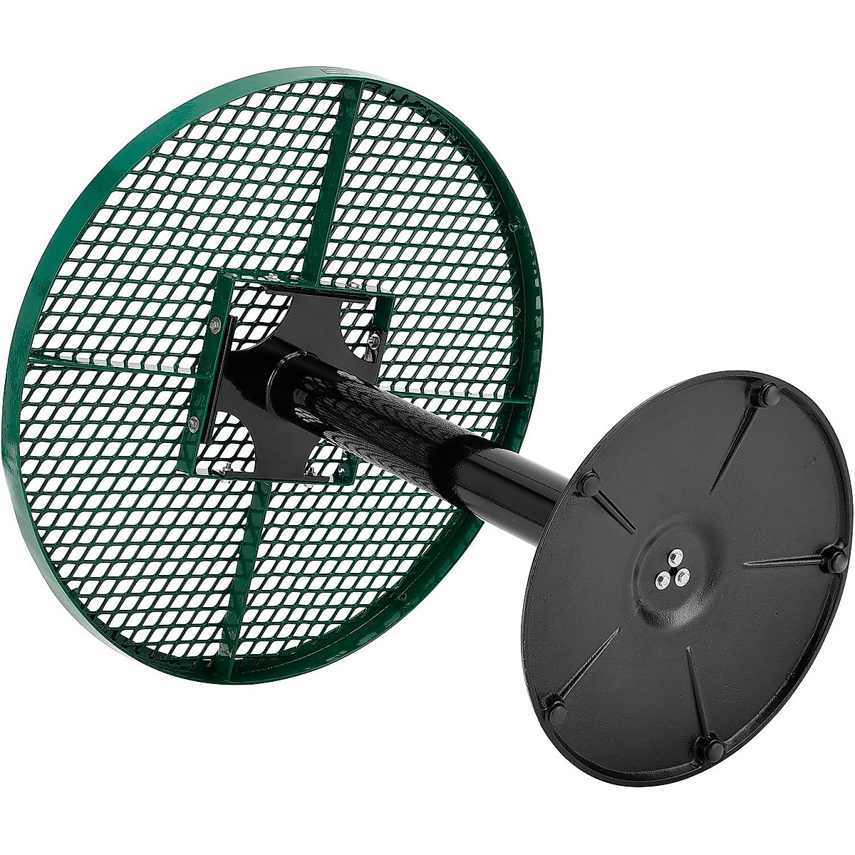 Global Industrial 36" Round Outdoor Counter Height Table with Pedestal Base, 36" H, Green