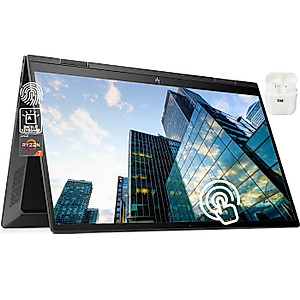 HP Envy x360 2-in-1 Convertible Business Laptop, 15.6 Inch FHD Touchscreen, AMD Ryzen 7 5825U, Windows 11 Pro, 32GB RAM, 1TB SSD, Fingerprint Reader, Backlit Keyboard, TDU