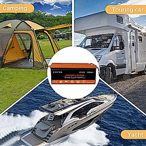 CHINS LiFePO4 Battery 24V 100AH - Built-in 100BMS Lithium Battery, 2000-4000 Cycles, Perfect for Home Energy Storage, Off-Grid