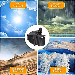 Hisencn DB Grill Cover for Green Mountain GMG Daniel Boone Prime WiFi Smart Control Grills, Full Length Pellet Grill Covers, Heavy Duty Waterproof Fade-Resistant