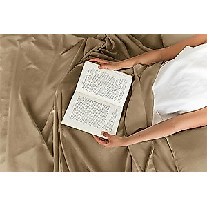 Queen 6 Piece Sheet Set - Breathable & Cooling Bed Sheets - Hotel Luxury Bed Sheets for Women, Men, Kids & Teens - Comfy Bedding w/ Deep Pockets & Easy Fit - Soft & Wrinkle Free - Queen Beige Sheets
