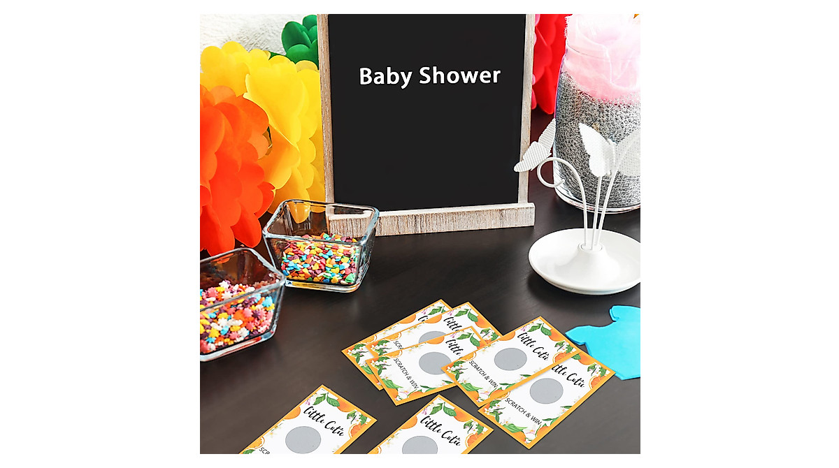 Minatee Scratch Off Cards for Baby Showers & Parties