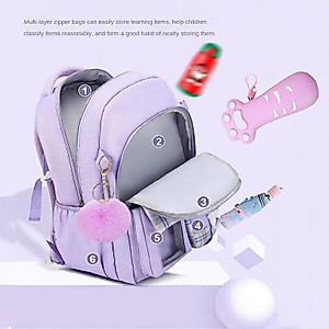 Xdalula Teenage Girls' Backpack Middle School Students Bookbag Outdoor Daypack with USB Charge Port Bookbag for School (black