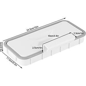 Hanging Trash Bag Holder,Hanging Trash Bag Rack,Garbage Waste Holder with Lid for Kitchen Closet Cupboard Accessory