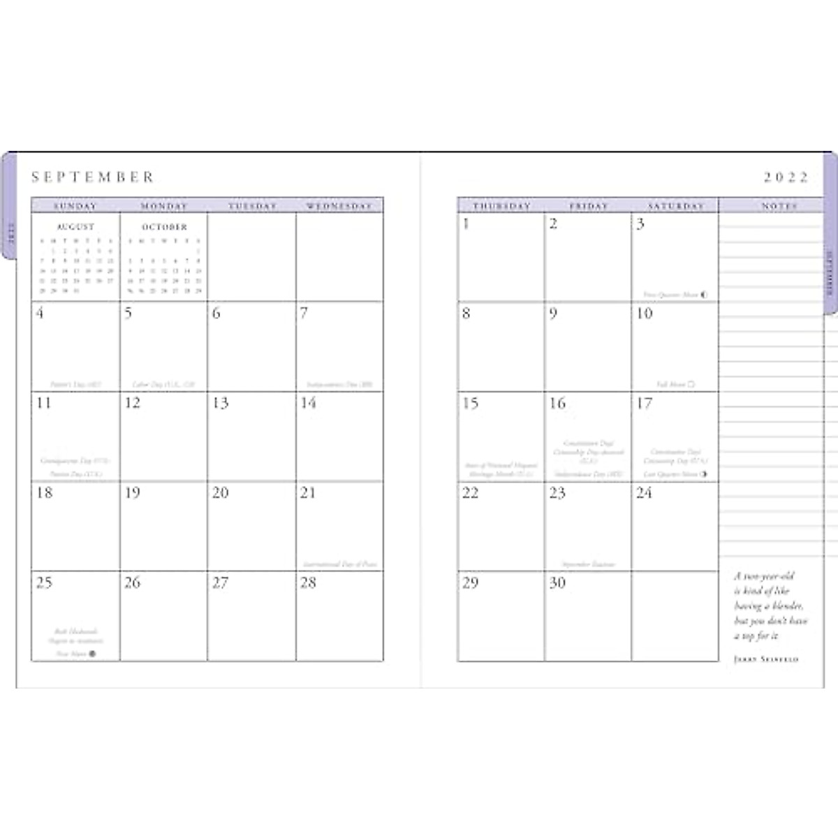 2023 Hydrangeas Family Weekly Planner (18-months, July 2022 - December 2023)
