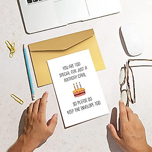 Snarky Birthday Card for Friends, Funny Birthday Card Gift for Him Her, Rude Birthday Card, You Are Too Special for Just A Birthday Card