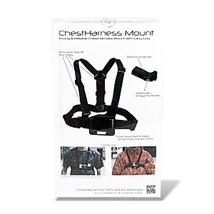 PRO MOUNTS ChestHarness Mount - Durable and Reliable Mount with Carry Bag - Compatible with All Major GoPro and Action Cameras