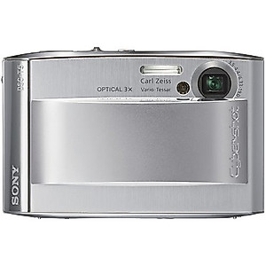 Sony Cybershot DSCT5 5.1MP Digital Camera with 3x Optical Zoom (Silver)
