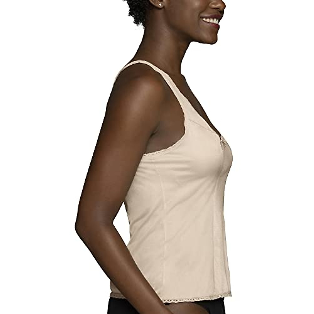 Vanity Fair womens Tops for Layering (Camisole & Tank Tops) Camisole, Cami - Traditional Neutral, Medium US