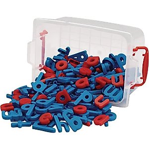 Really Good Stuff Ezread Color-Coded Magnetic Letter Kit with Storage Bin – Magnetic Letters Make Spelling, Phonics, and The Alphabet Fun, Hands-On, and Interactive – 240 Letter Magnets