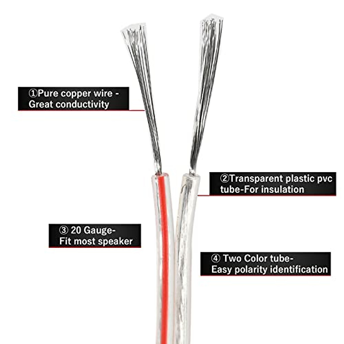 RED WOLF Car Door Speaker Install Wire Harness Adapter Connector for Chevy GMC Silverado Sierra 1995-2009, Buick 1995-2006, Cadillac 1988-1999 4PC