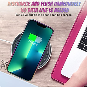 Bonoma iPhone 13 Pro Max Bling Laser Case - Iridescent Crystal, Shockproof, Anti-Skid, Camera + 2 Screen Protectors - Purple