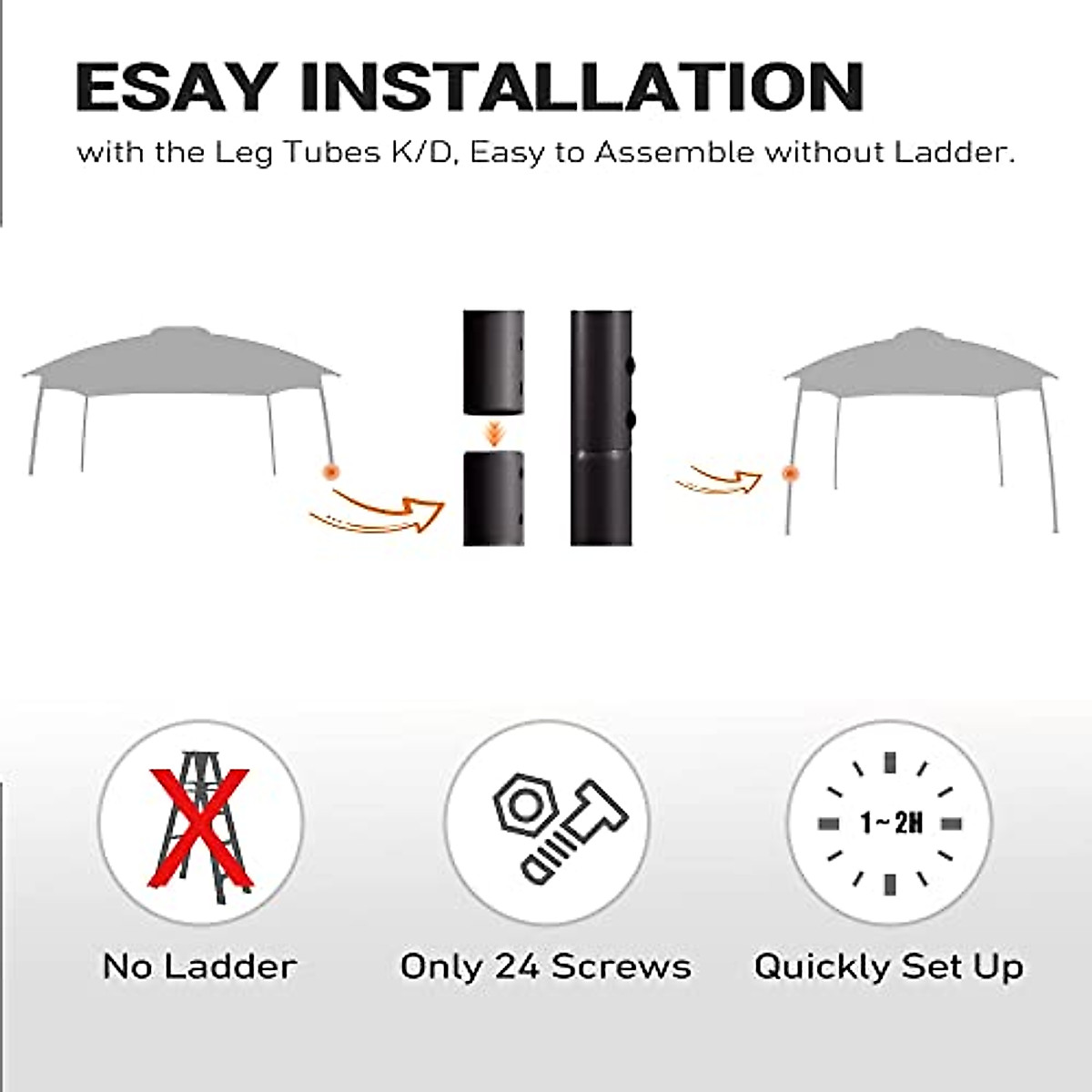 FAB BASED 10x10 Gazebo for Patio, Double Vent Canopy Gazebo with Privacy Netting Screen, Outdoor Heavy Duty Steel Waterproof and Portable Gazebo for Deck Backyard Lawn and Garden (Khaki)