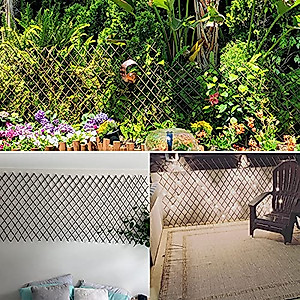 JOYSFIT Willow Trellis Fence Expandable Garden Climbing Lattices Trellis Plant for Support Climbing 36x92 Inch(2)