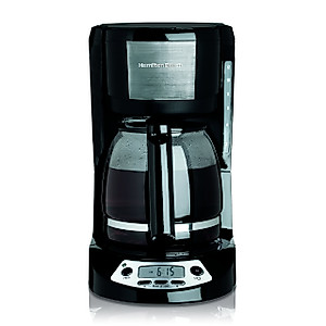 Hamilton Beach 49615C 12 Cup Programmable Coffee Maker Black