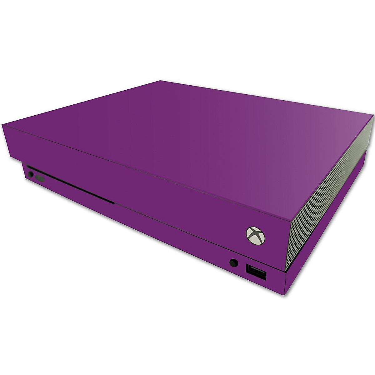 MightySkins Skin Compatible with Microsoft One X Console Only - Solid Purple | Protective, Durable, and Unique Vinyl Decal wrap Cover | Easy to Apply, Remove, and Change Styles | Made in The USA