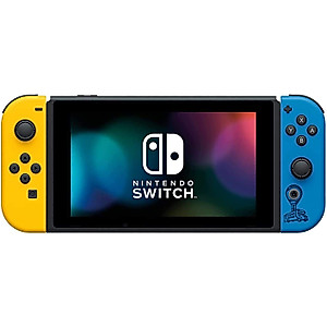 Nintendo Switch Bundle with Carrying Case & SD Card: Nintendo Switch 32GB Console with Neon Red and Blue Joy-Con, 12-Month Individual Membership Online, TWE 128GB Micro SD Card (Renewed)