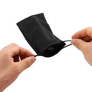 Yuyeran 4 PACK Sunglasses Bag Microfiber Dustproof Eyeglasses Storage Pouch Eyewear Carrying Case w/Glasses Cloth