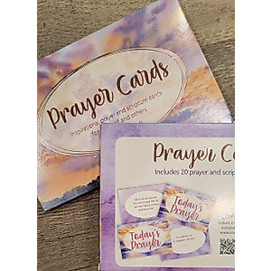 CrownJewlz Christian Floral Splash Prayer & Scripture Cards, 2 Assorted Sets (20 ct Each), (PRAY-00-2)