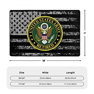 Army Retired Area Rug Living Room Bedroom Kitchen Sofa Bedside Carpet Floor Mats 36"X24"