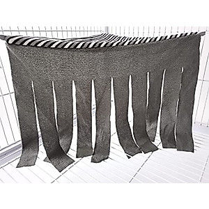 YONIQUECO Guinea Pig Corner Hideout Small Animals Fleece Hideaway Cage Accessories for Rat, Chinchilla, Guinea Pig, Ferret (Stripes)