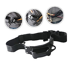 GAFOKI 1pc Adjustable Accessories Kayak Labor-Saving Straps Holder Belt Outdoor Waist Pole Portable for Belts Rod Fishing Accessory Tool Reel Lure Waders Essential Supplies Surf Wader