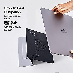 MOFT Invisible Laptop Stand, Lightweight Non-Adhesive 2-Height, Easy Switch Between Devices Computer Desk Stand Fits All Laptops up to 17”