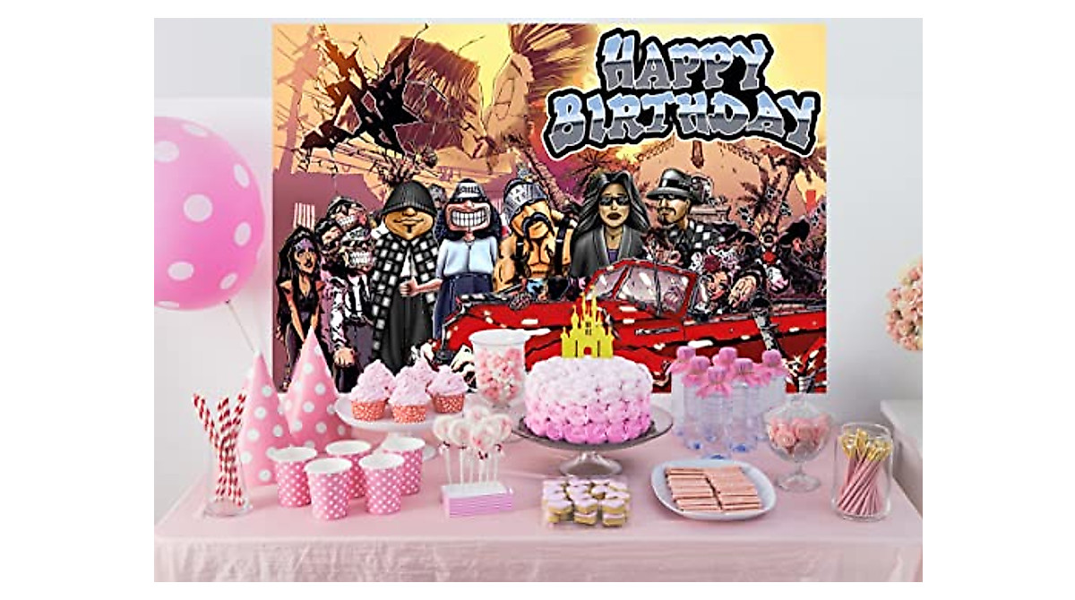 Homies Happy Birthday Backdrop - Cholo Party Decorations