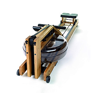 WaterRower Oak Rowing Machine with S4 Monitor | USA Made | Original Handcrafted Erg Machine for Home Use & Gym | Best Warranty