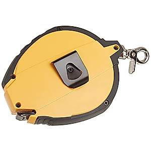 DEWALT Tape Measure, 100-Foot, Self-Lock, Solid Chrome Finish, Rubber Grip (DWHT34036L)