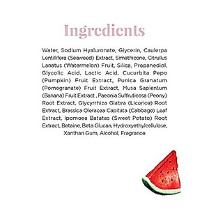 Glow Recipe Mini Watermelon Sleeping Mask - Hydrating, Pore Refining Overnight Face Mask with AHAs, Hyaluronic Acid + Pumpkin Seed Extract - Anti-Aging Gel Mask for Soft, Glowing Skin (30ml / 1oz)