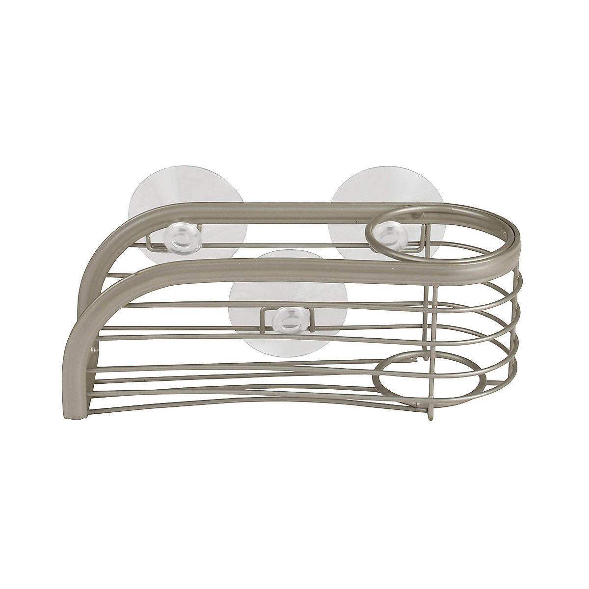 Spectrum Diversified Ashley Sponge & Brush Holder, Satin Nickel