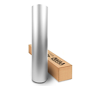 VViViD White Laminated Vinyl Wrap Sheet Roll Self-Adhesive Underlayer Waterproof Drawer Shelf Liner Rolls (2 Rolls (17.9 Inch x 54 Inch))