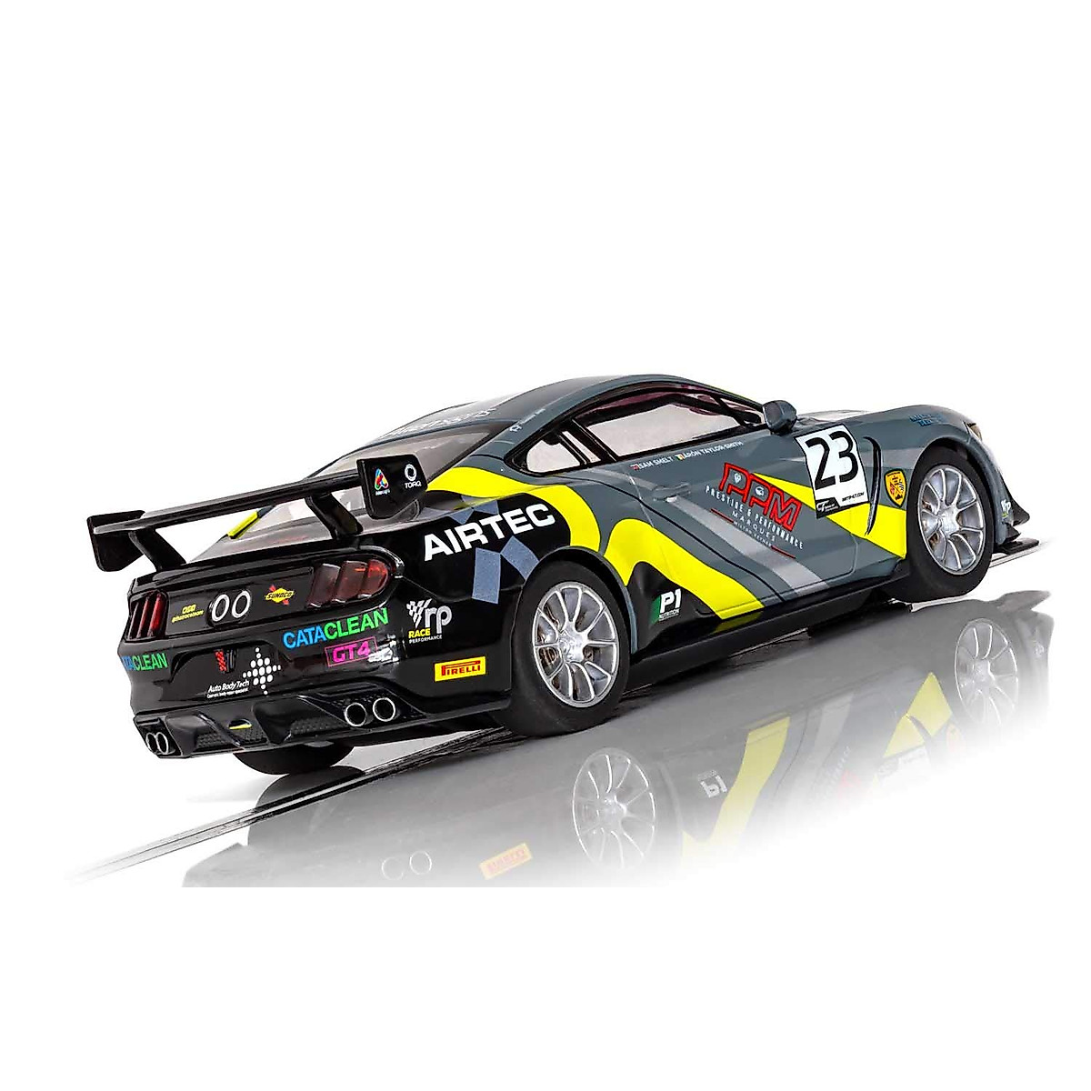 Scalextric Ford Mustang GT4 British GT 2019 1:32 Slot Car C4182