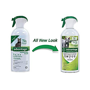 Advantage Flea and Tick Treatment Spray for Cats, 8 oz