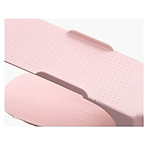 HTLLT Practical and Convenient Shoe Slots Organizer Adjustable Shoe Racks Space Saver Shoe Holder 10 Piece Set,Gray