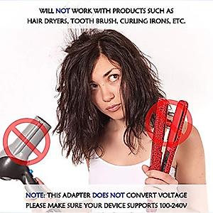 Ceptics Complete European Travel Adapter Set - 2 In 1 Usa to Europe, Germany, England, Spain, Italy, Iceland, France, (Type G, E/F, Type C) - 3 Pack, Safe Grounded Perfect for Cell Phones, Laptops