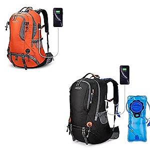 G4Free 50L Hiking Backpack 50L Hiking Backpack with 2L BPA Free Bladder