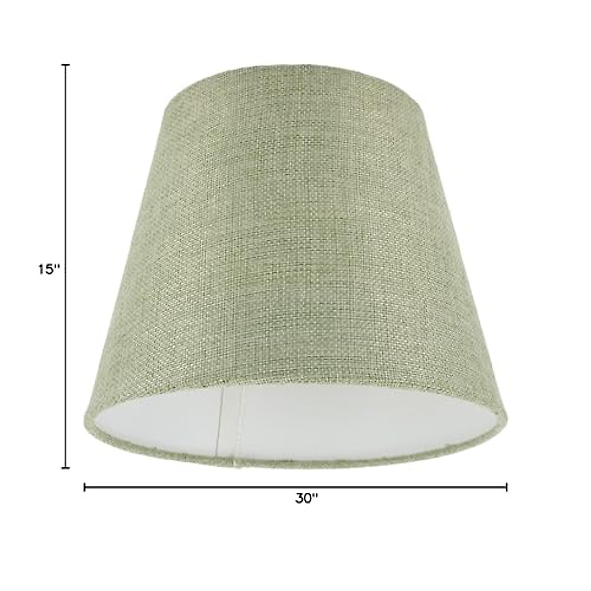 Replacement Barrel on Light Tapered,lampshades Bulb Decorative Office Cm Shade, Shade: Pendant Bedroom Green Room Linen Clip Lampshade Small Desktop Chandelier Lamp