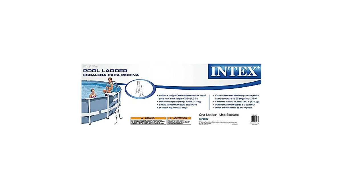 Intex Steel Frame Pool Ladder - Safe & Easy Access