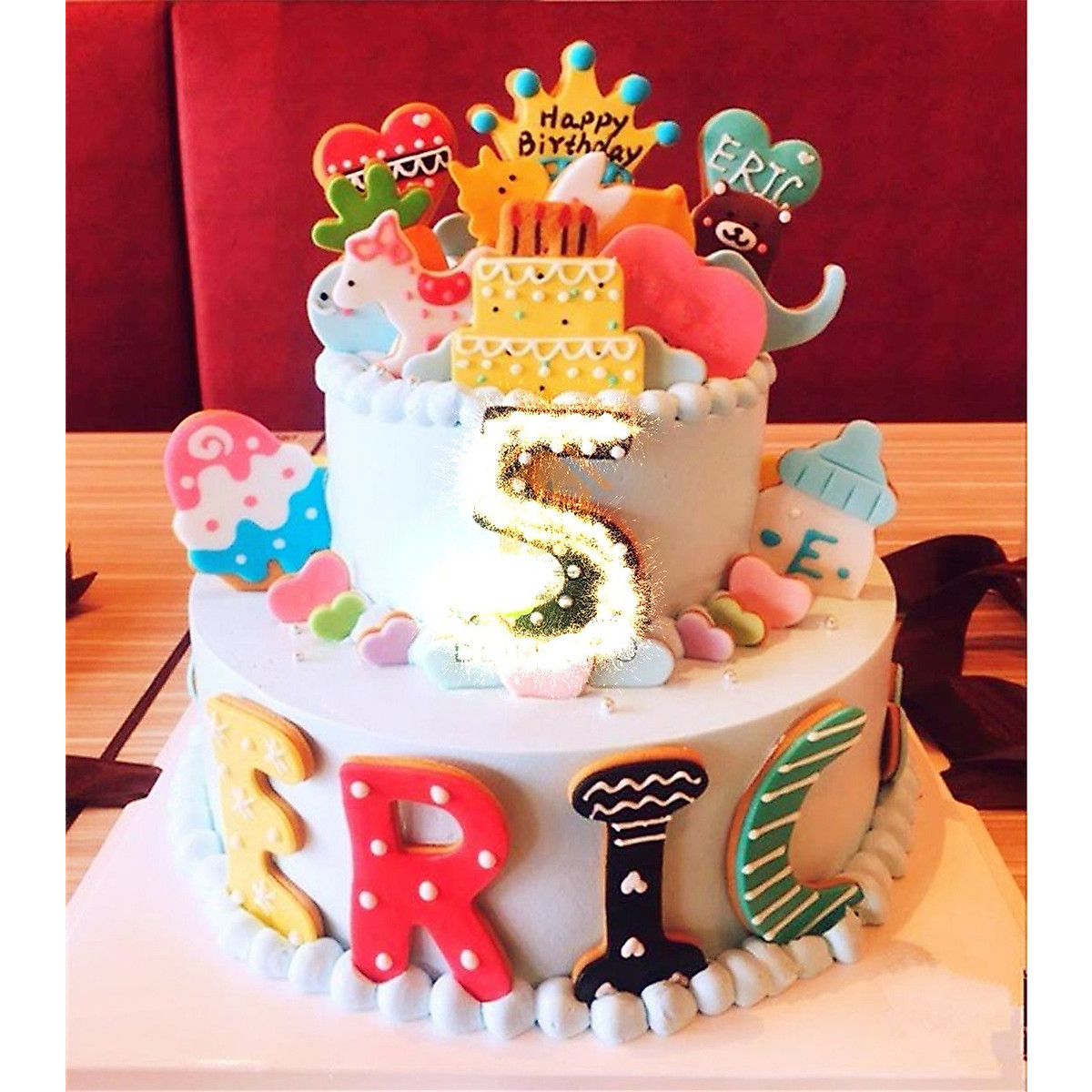 FantasyDay Gift Set Classic Holiday Large Alphabet Fruit Cookie Cutter Kit - 3 Inches - Stainless Steel Pastry Cutters Set for Biscuits, Dough, Fondant, Donuts - 26Pcs Educational Letters Cutters #1