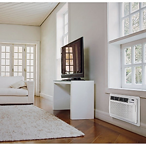 LG 9,800 BTU Through the Wall Air Conditioner, 230/208V, Cools up to 440 Sq. Ft. for Bedroom, Living Room, Apartment,, with Remote, 3 Cool & Fan Speeds, Wall AC Unit, White