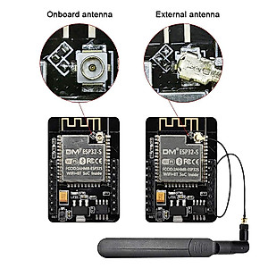 Aideepen ESP32 Cam W-BT Camera Module OV2640 2.0MP with 8DBI High Gain Dual-Band + 20cm IPEX to RP-SMA Cable