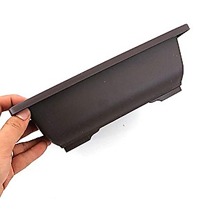 YITAQI 1PC Bonsai Training Pots - Classic Deep Humidity Trays with Built in Mesh - Plastic Square Pot & Bonsai Plants Growing Pots(Rectangle S)