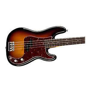 Fender American Professional II Precision Bass, 3-Color Sunburst, Rosewood Fingerboard