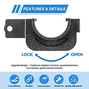 Wsays Gas Cap Holder Compatible with 2016-2023 Tacoma 3rd Gen Car Fuel Tank Gas Cap (ABS Plastic)