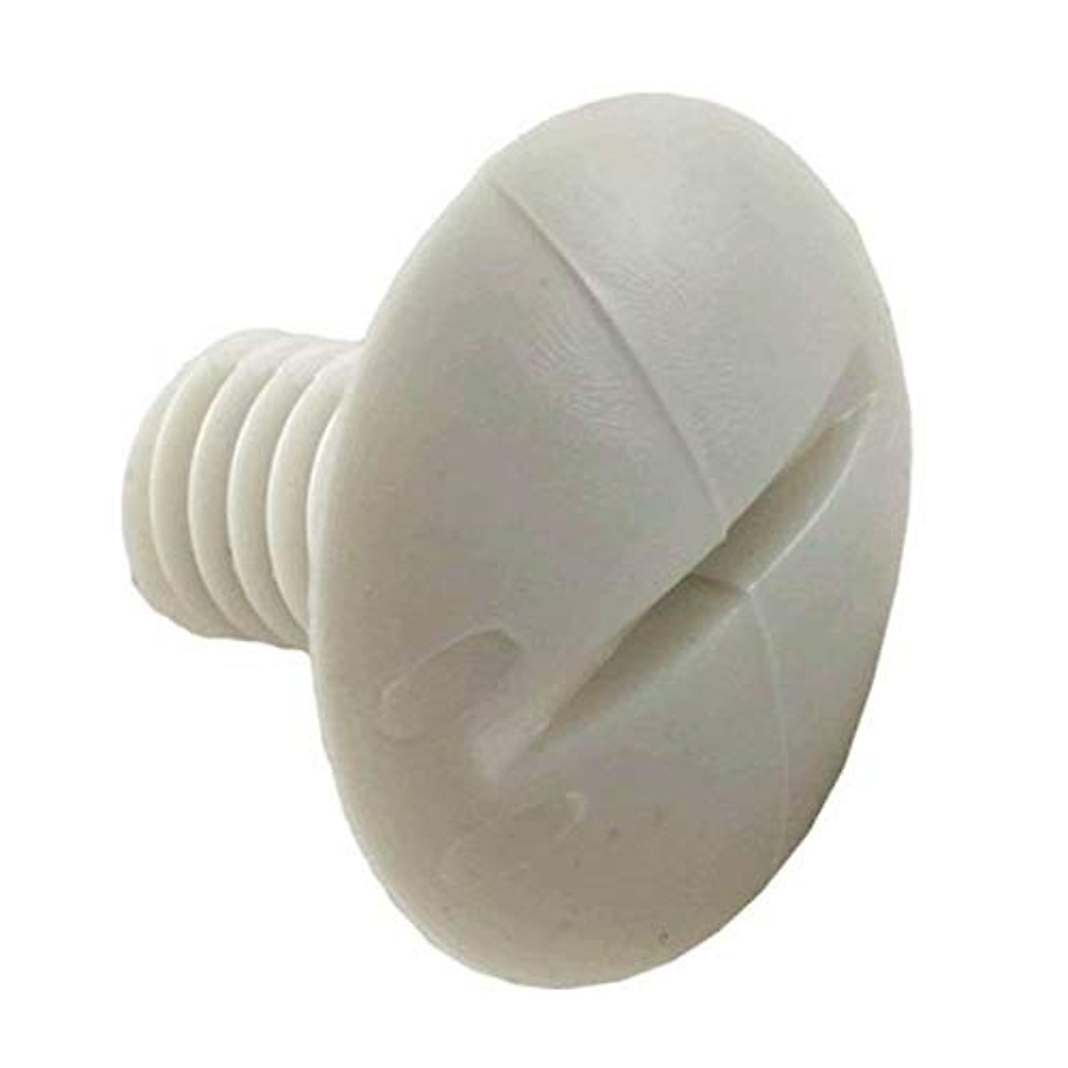 4 Polaris C55 Pool Cleaner 180 280 Plastic White Wheel Screws Part C-55 (4 Pack)