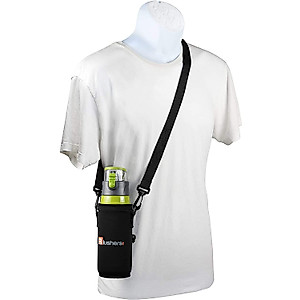 Blushers 650ml (22oz) Double Wall Vacuum Insulated 304 Stainless Steel To Go Travel Mug, One Touch Lock Lid Thermos Water Bottle (Orange - 3 Piece Set)