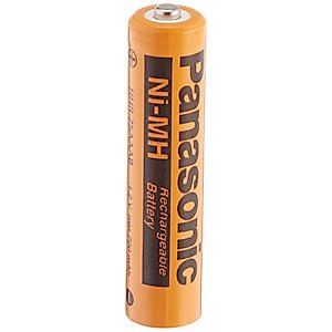Panasonic HHR-75AAA/B-4 Ni-MH Rechargeable Battery for Cordless Phones, 700 mAh (Pack of 4)