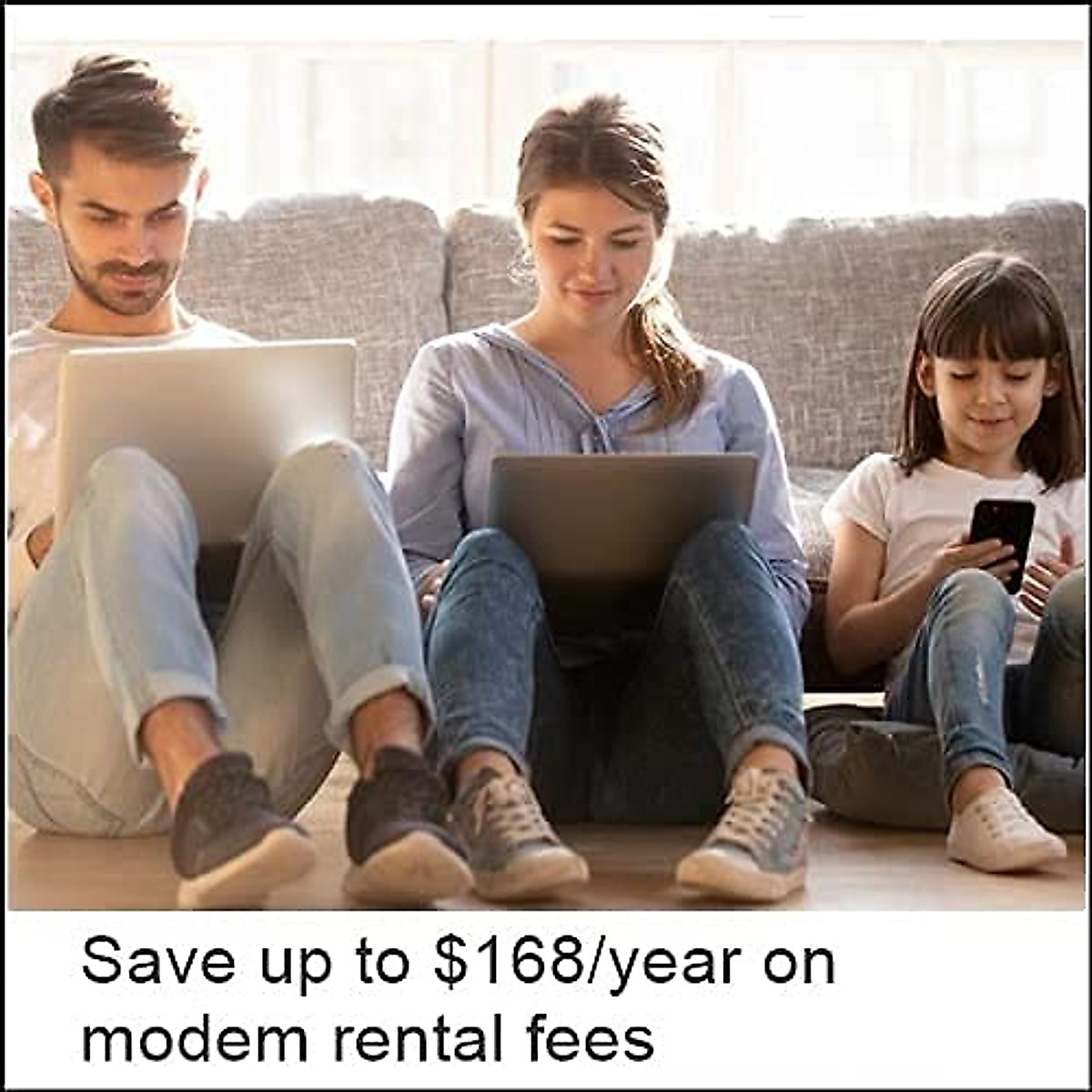 Motorola MB7420 Cable Modem + AC2600 Smart Wi-Fi Router | Approved for Comcast Xfinity, Cox, and More – Separate Modem and Router Bundle